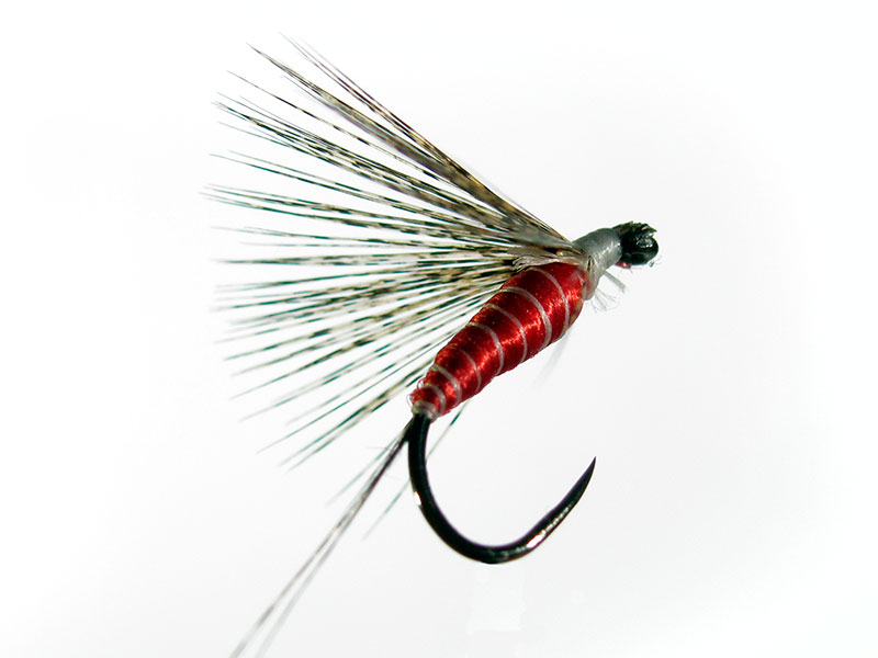 Rojo vivo sin muerte mosca ahogada de León – Pesca con mosca de León